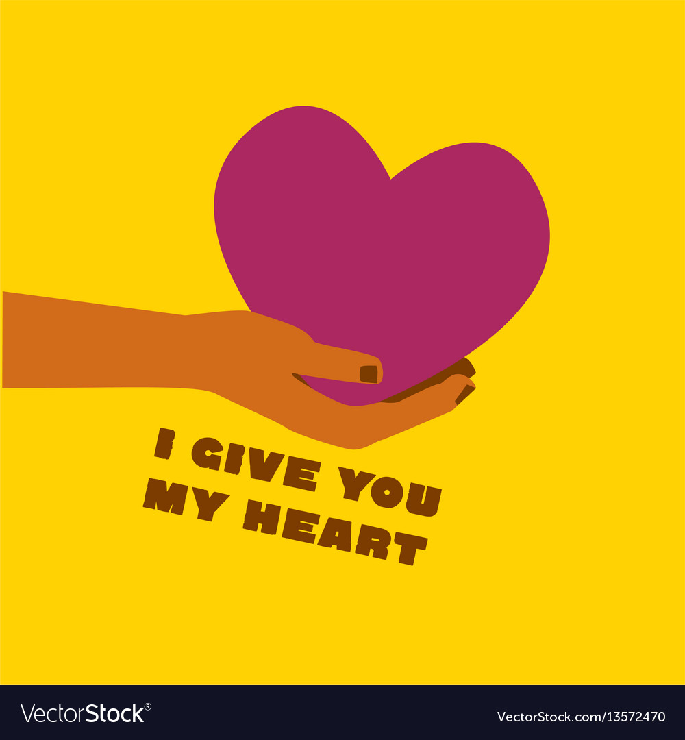 Concept poster for valentines day and love idea Vector Image