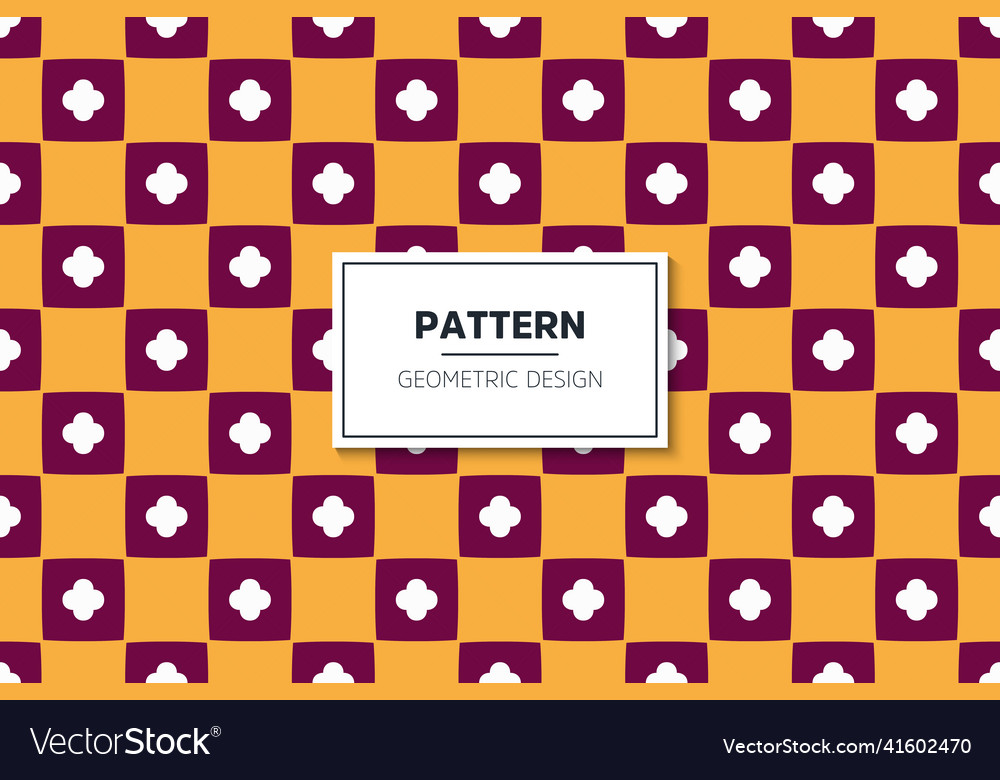 Geometric simple seamless pattern with colorful Vector Image