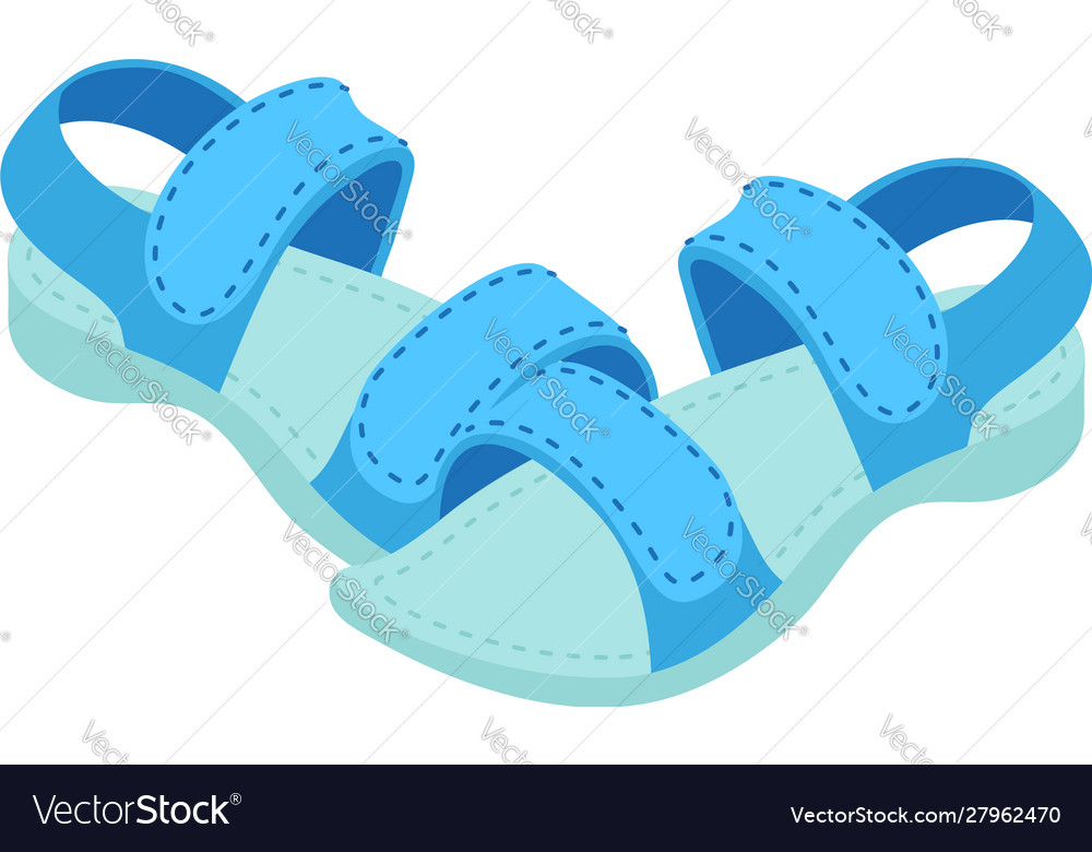 Sandals icon isometric style Royalty Free Vector Image Sandals icon isometric style Royalty Free Vector Image