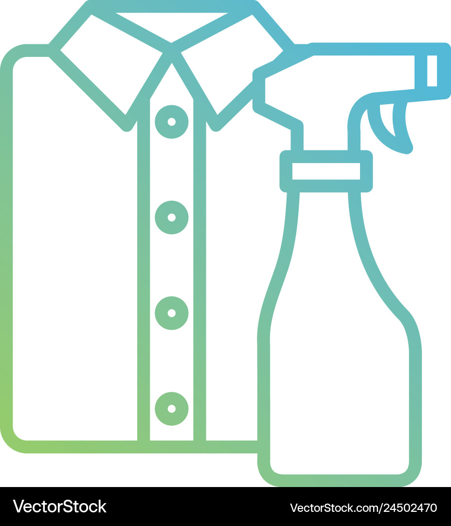 Shirts and clothes laundry service Royalty Free Vector Image