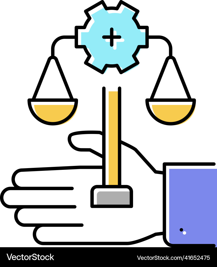 Assistance in compliance with regulatory Vector Image