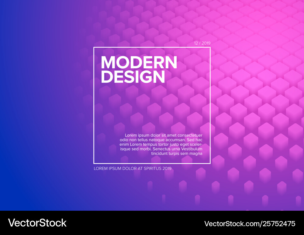 Flyer cover template Royalty Free Vector Image