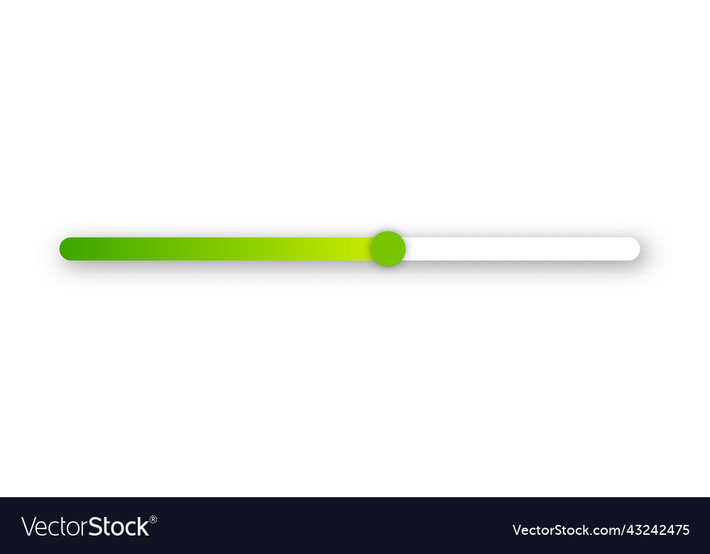 Horizontal scrollbar Royalty Free Vector Image