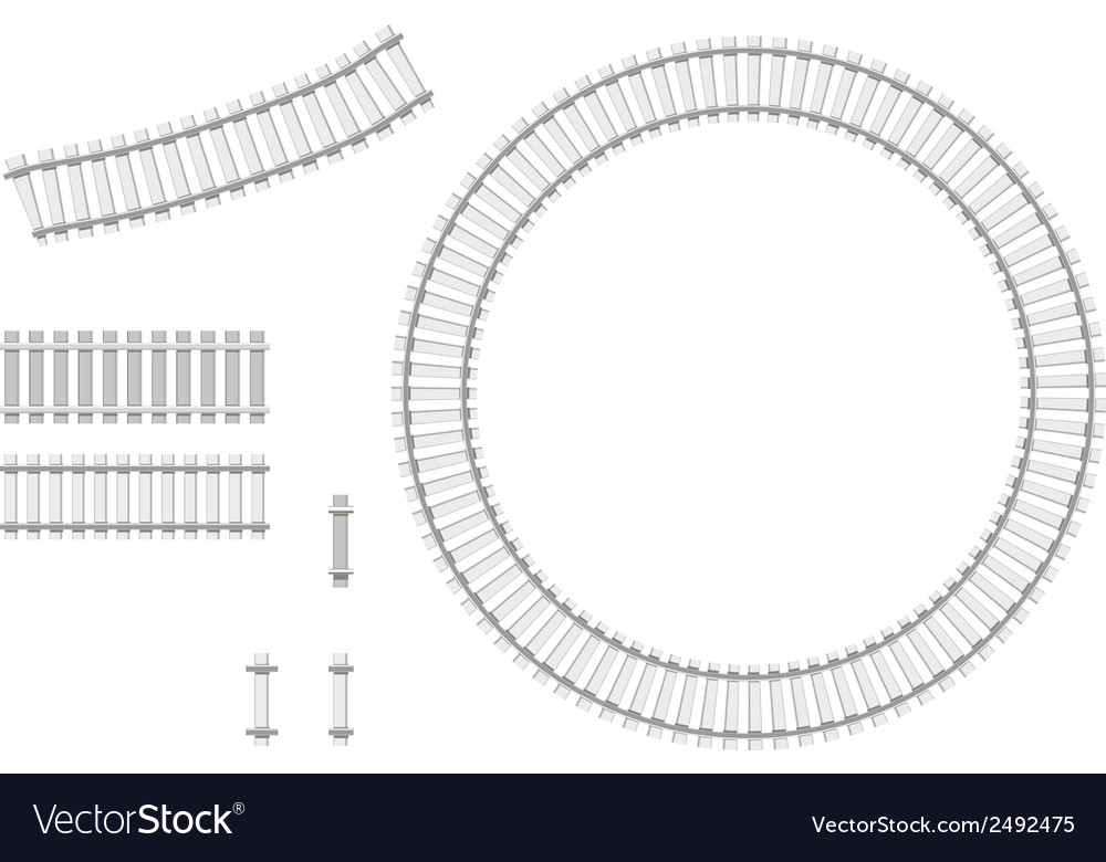Railway constructor Royalty Free Vector Image - VectorStock