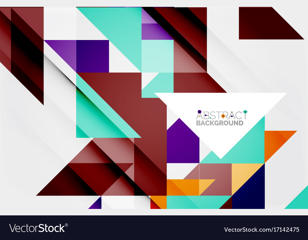 Triangle pattern design background Royalty Free Vector Image