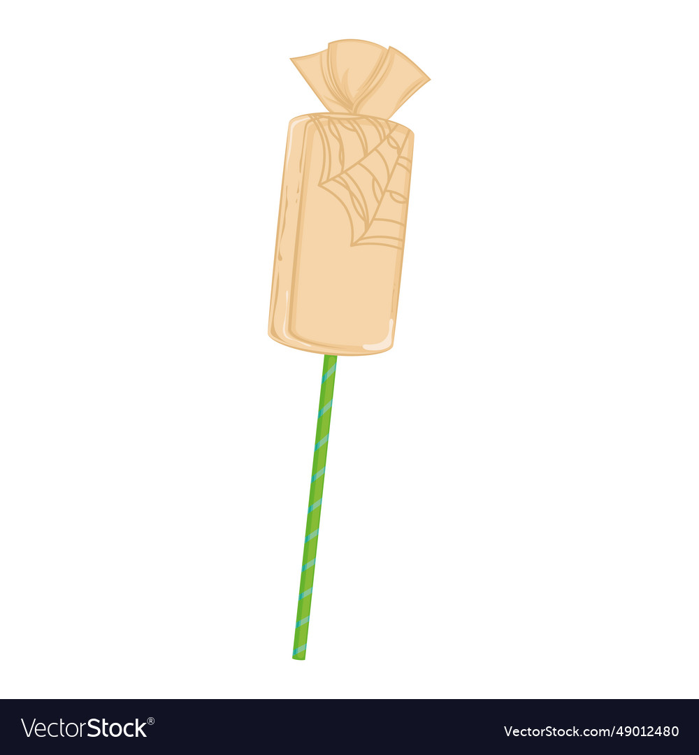 Halloween lollipop candy trick or treat Royalty Free Vector