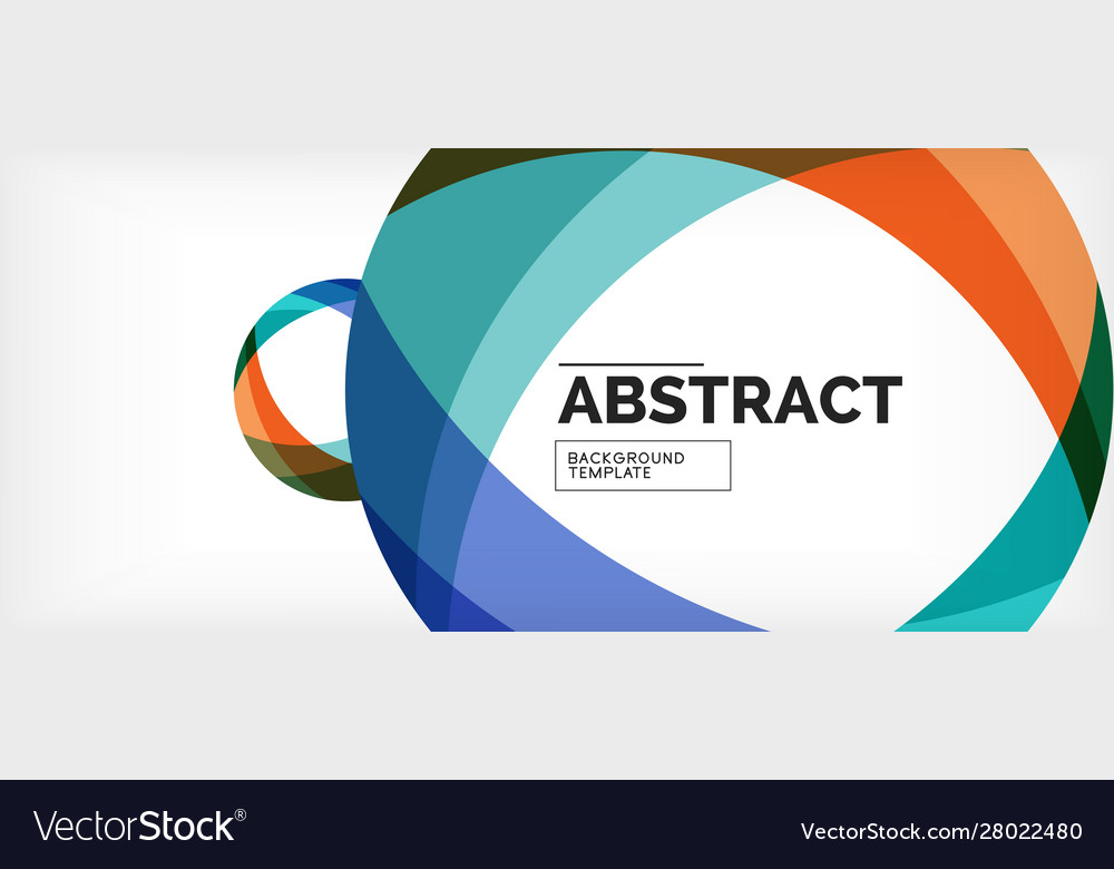 Linear wave web template Royalty Free Vector Image