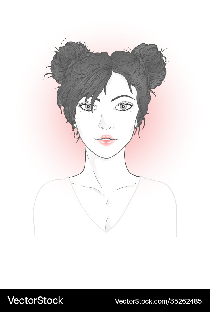 Beautiful woman Royalty Free Vector Image - VectorStock