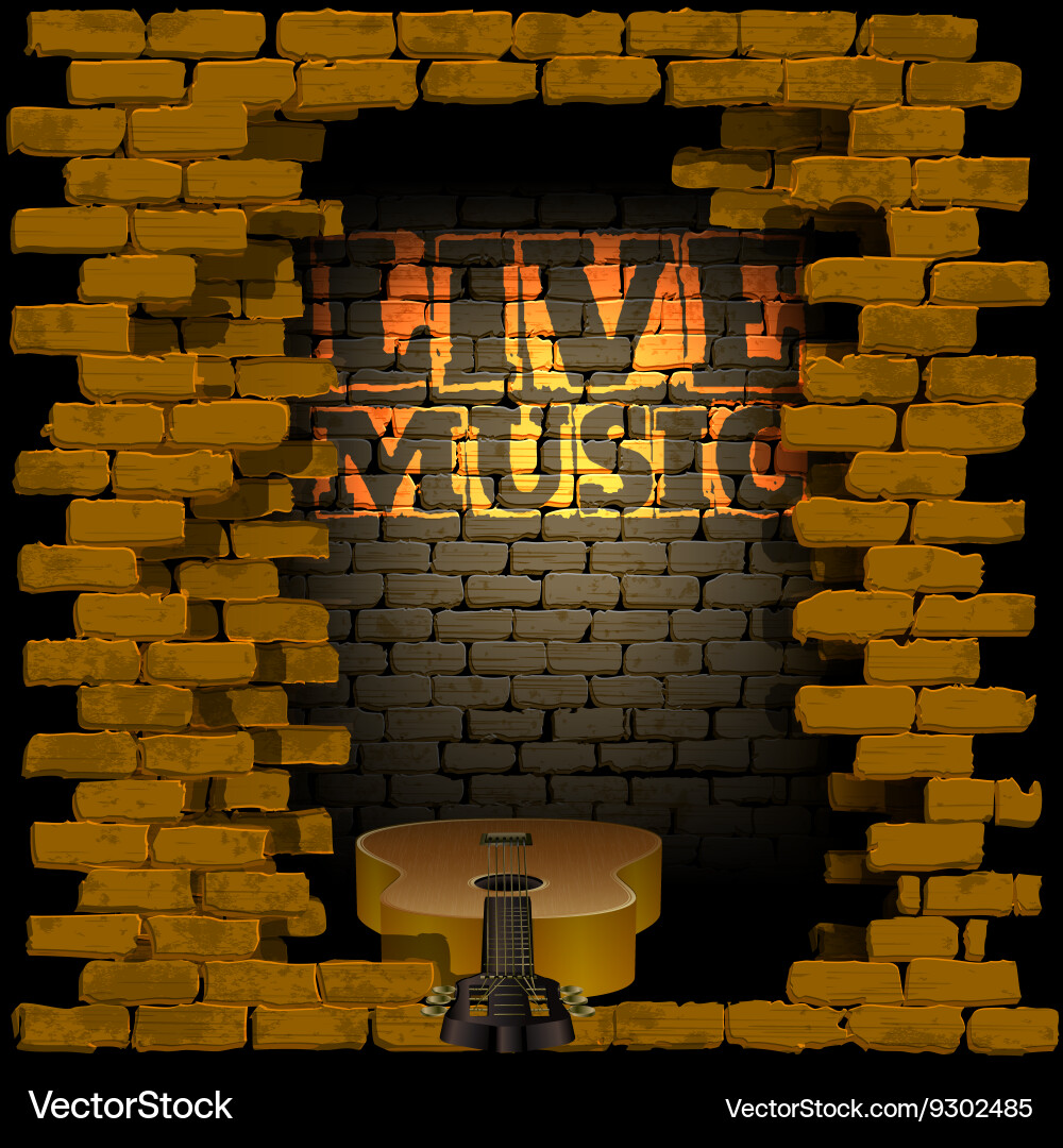 Brick Wall Music Graffiti