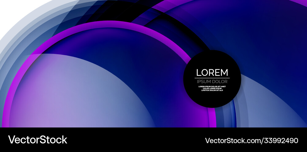 Circles and bubbles abstract background fluid Vector Image