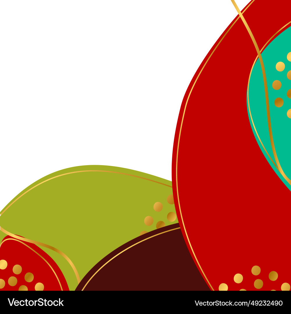 Happy celebration greeting card in empty abstract Vector Image