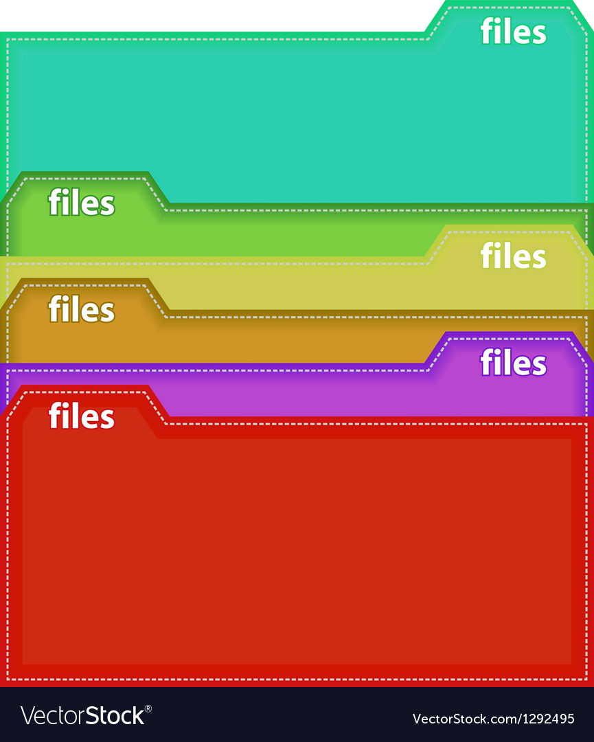 Files Royalty Free Vector Image - VectorStock