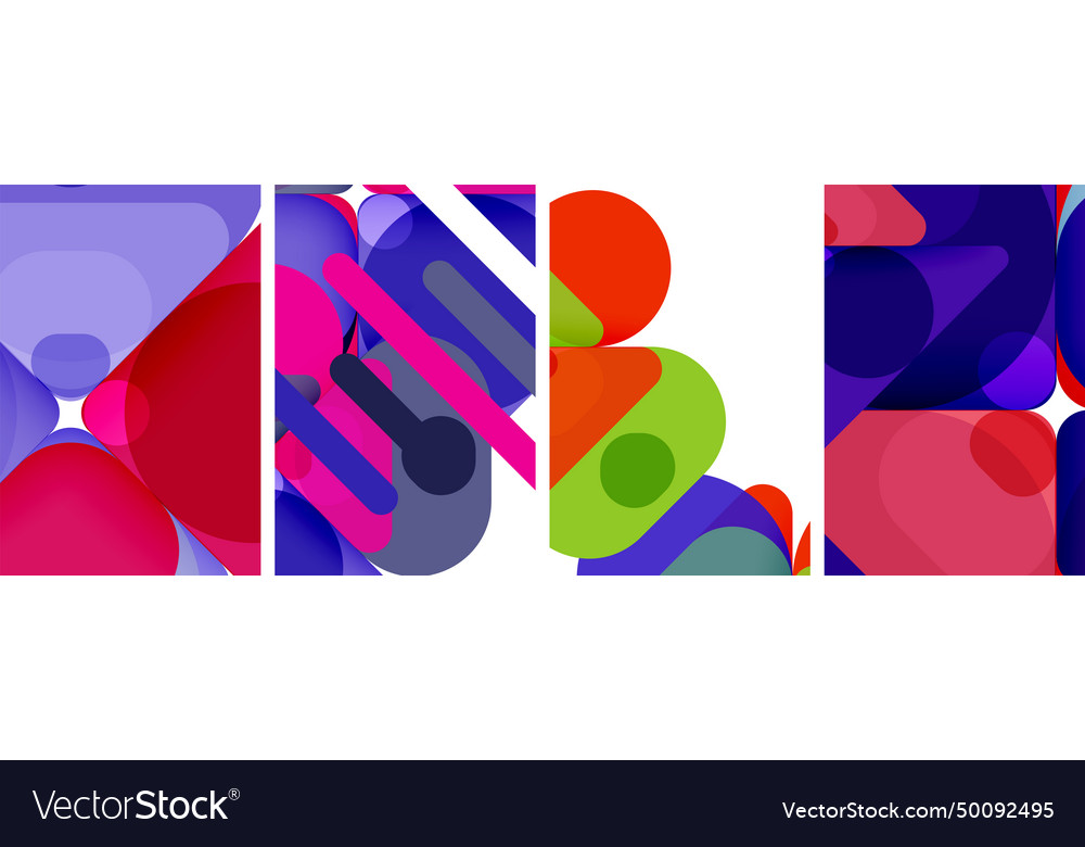 Geometric elements abstract backgrounds for Vector Image