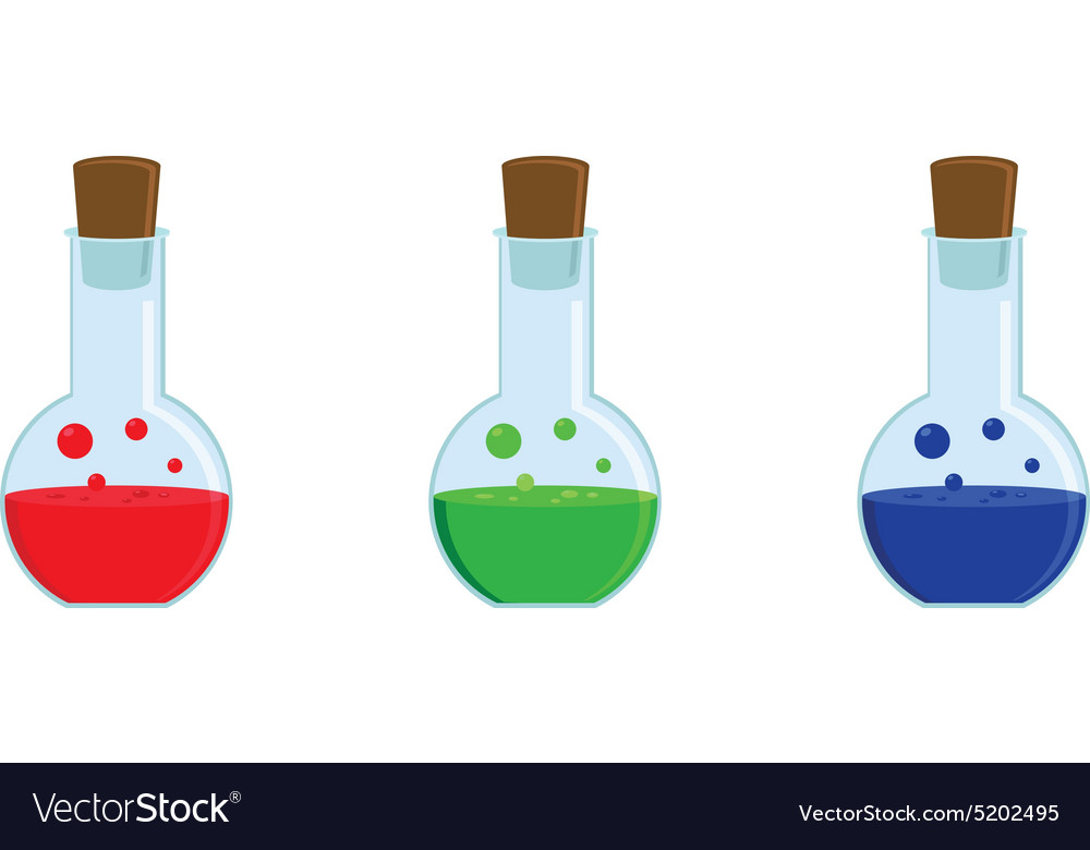 Potion set Royalty Free Vector Image - VectorStock