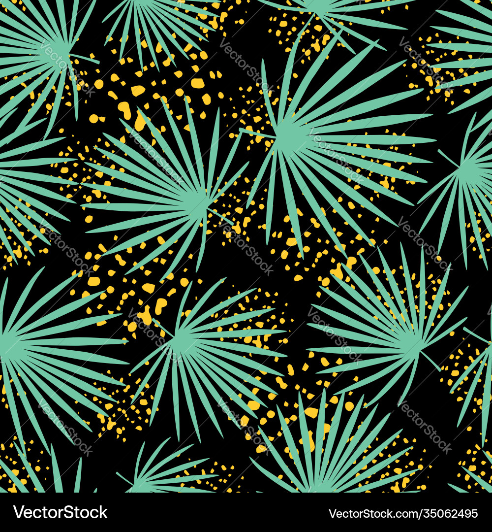 Simple floral seamless doodle random pattern Vector Image