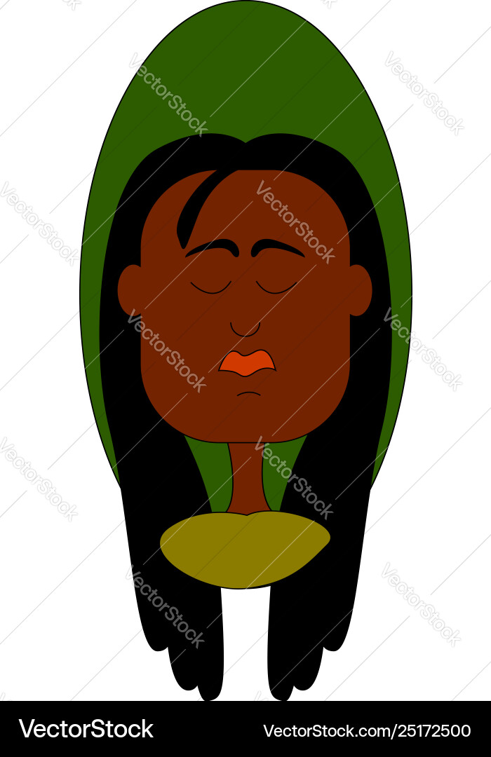 A man in green background or color Royalty Free Vector Image
