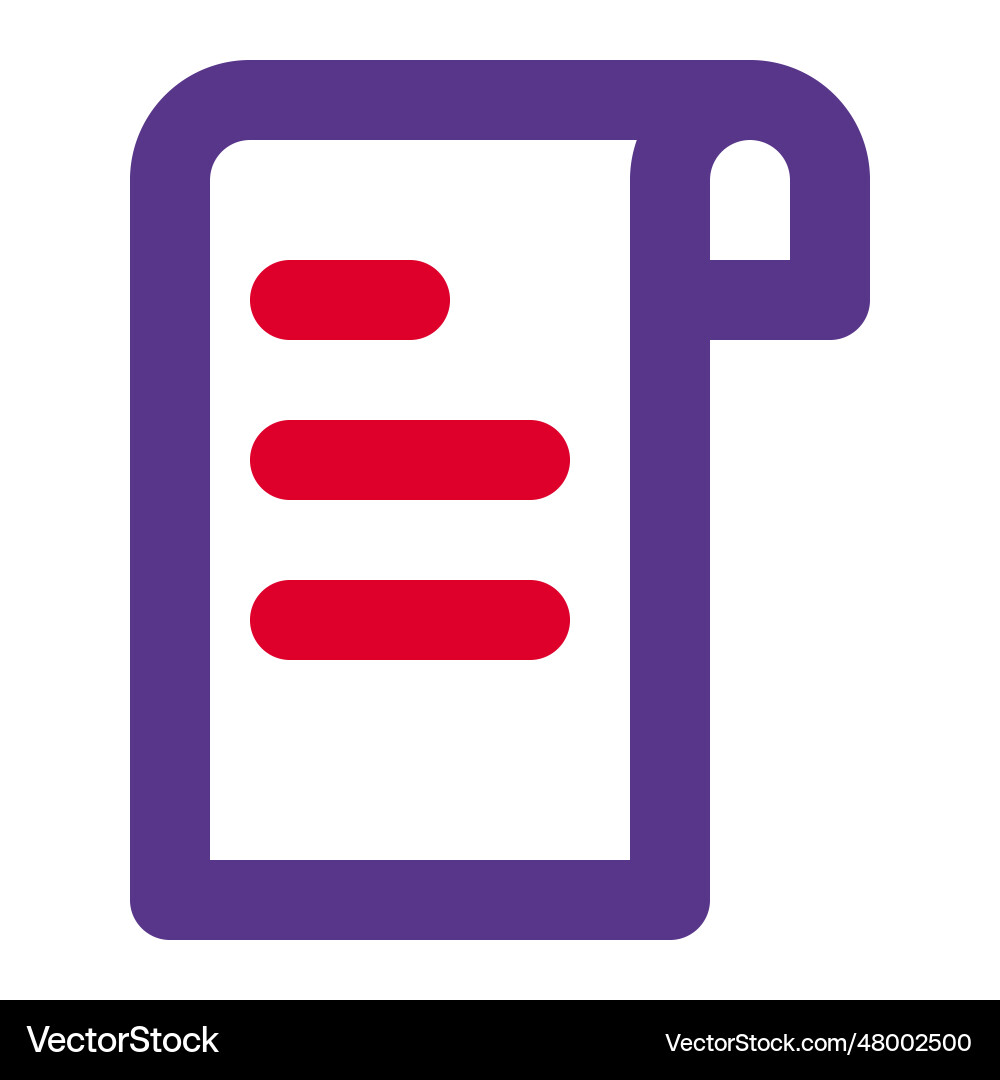 File made up of a set information Royalty Free Vector Image