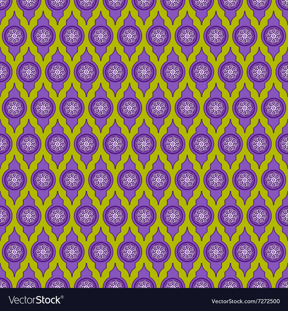 Geometric decorative pattern Royalty Free Vector Image