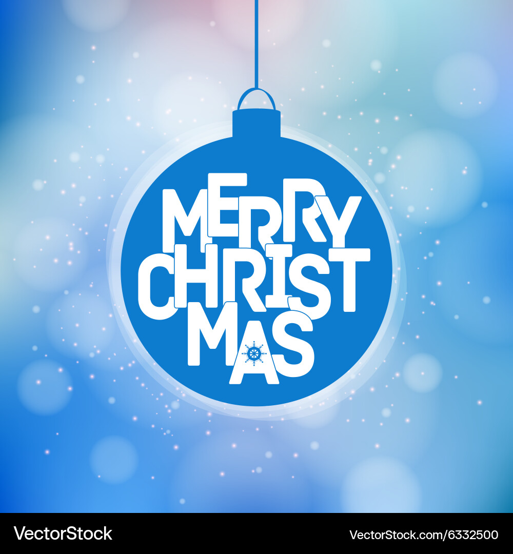 Merry christmas magical card design Royalty Free Vector