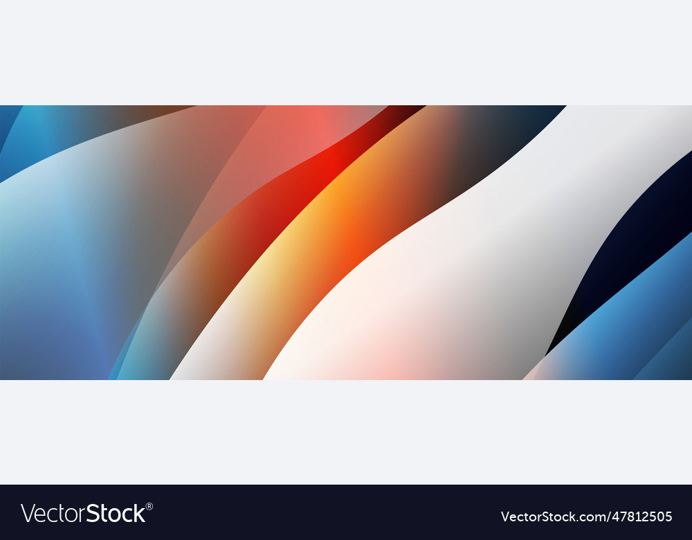 Trendy simple fluid color gradient abstract Vector Image