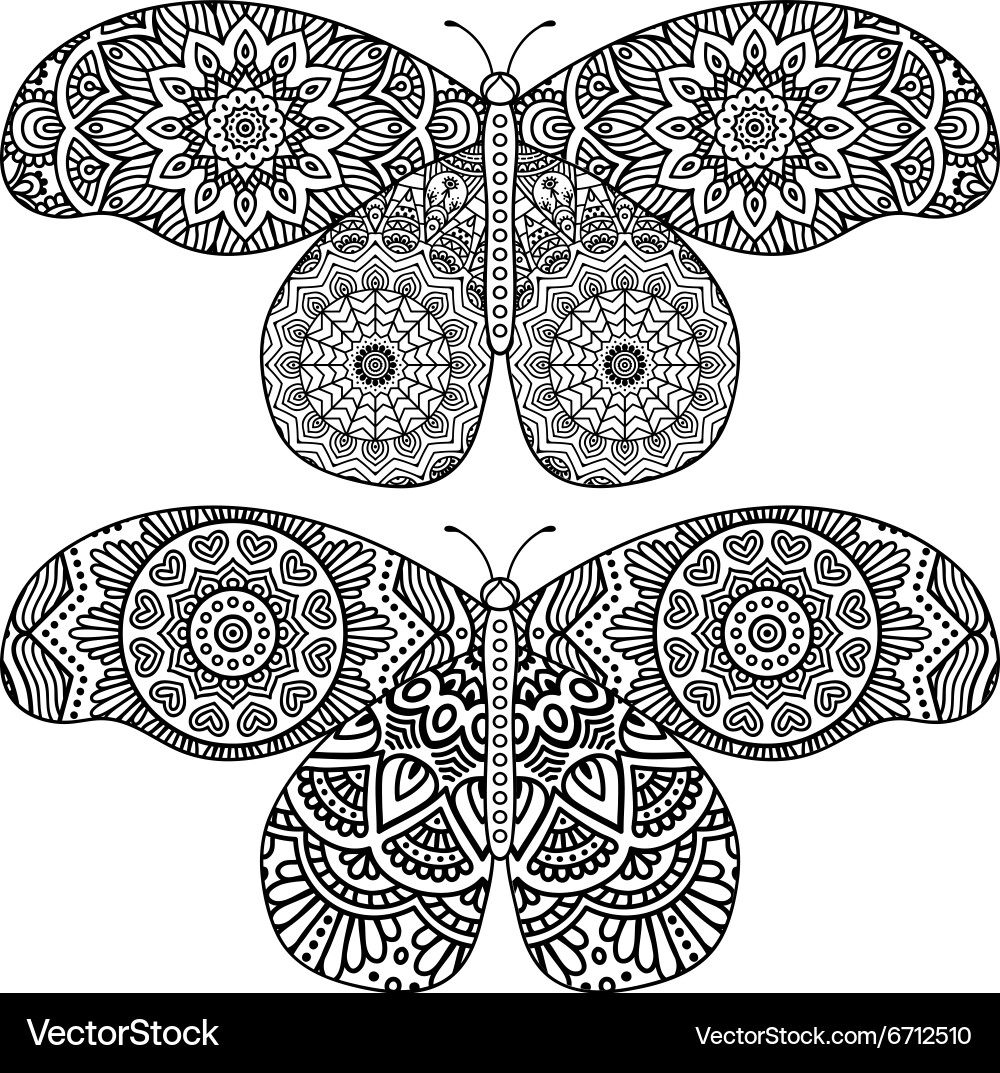Abstract Butterfly Royalty Free Vector Image - VectorStock