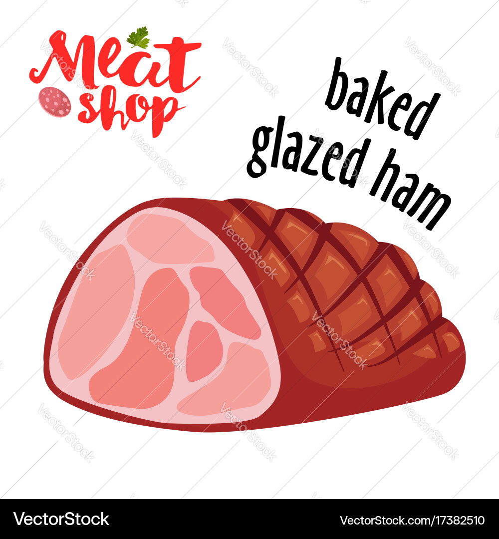 Cooked Ham Cartoon