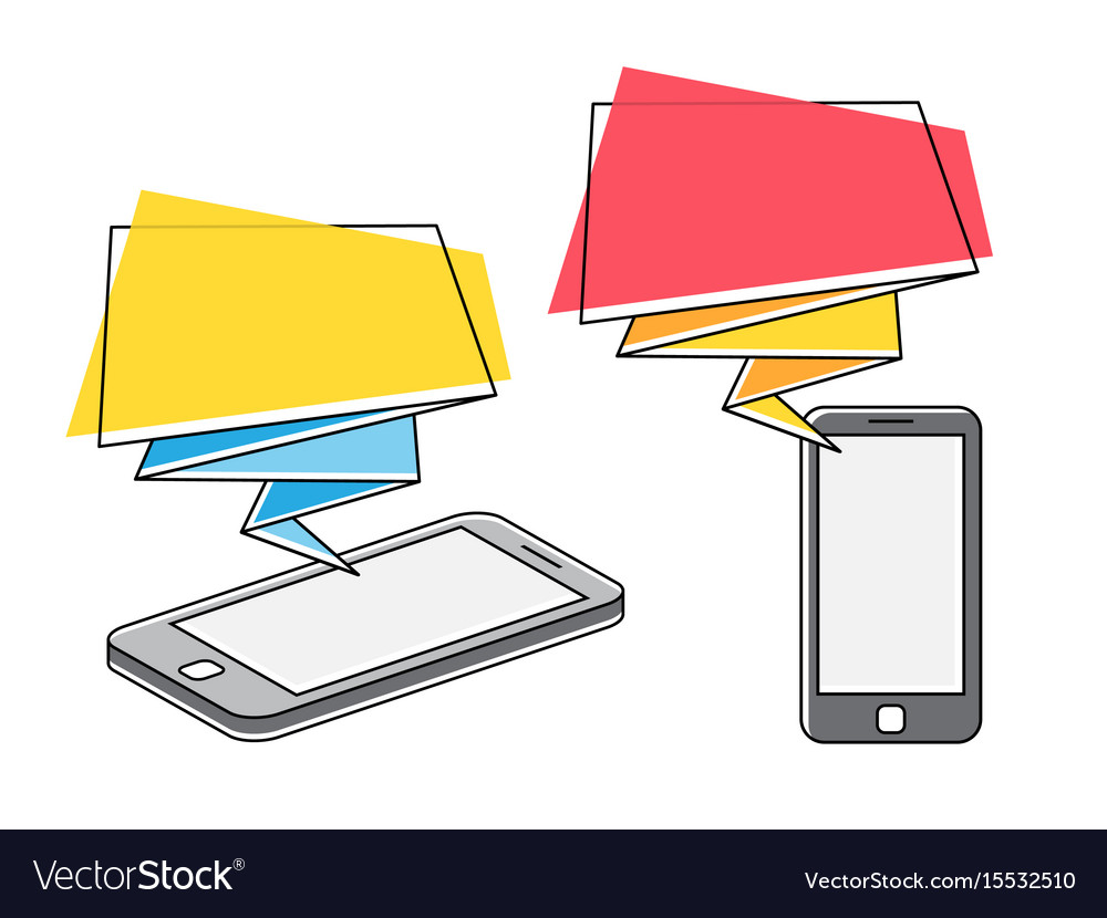 Mobile advertising and marketing Royalty Free Vector Image