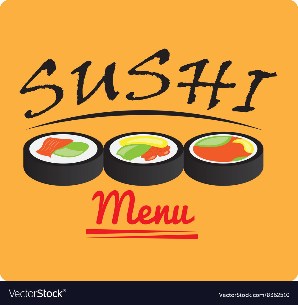 Sushi Royalty Free Vector Image - VectorStock