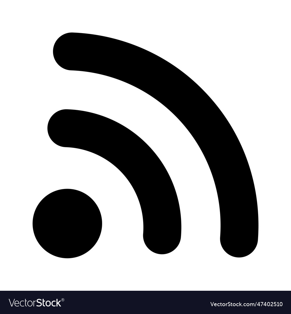 Wireless network wifi symbol Royalty Free Vector Image Wireless network wifi symbol Royalty Free Vector Image