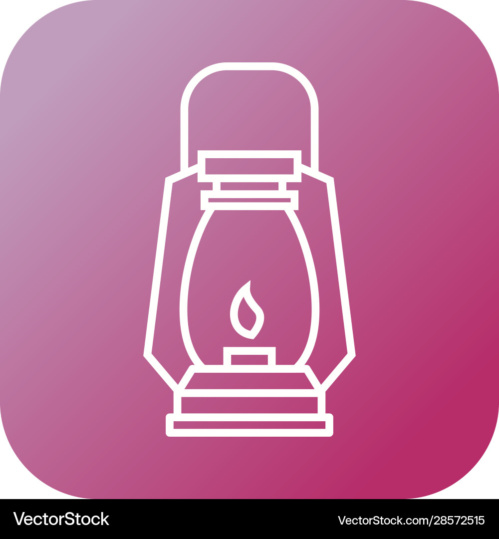 Beautiful laltain line icon Royalty Free Vector Image