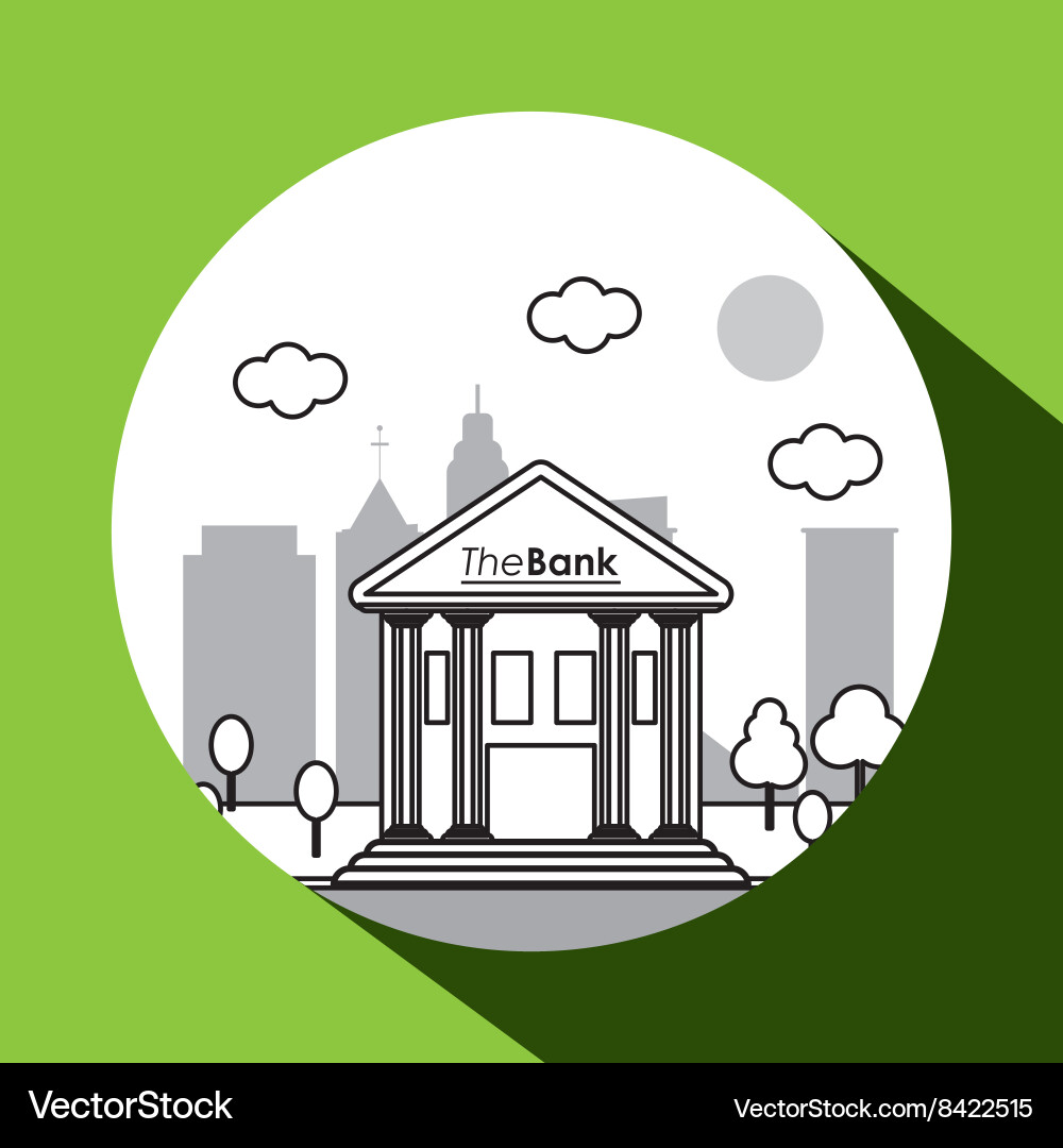 City and building icon design Royalty Free Vector Image