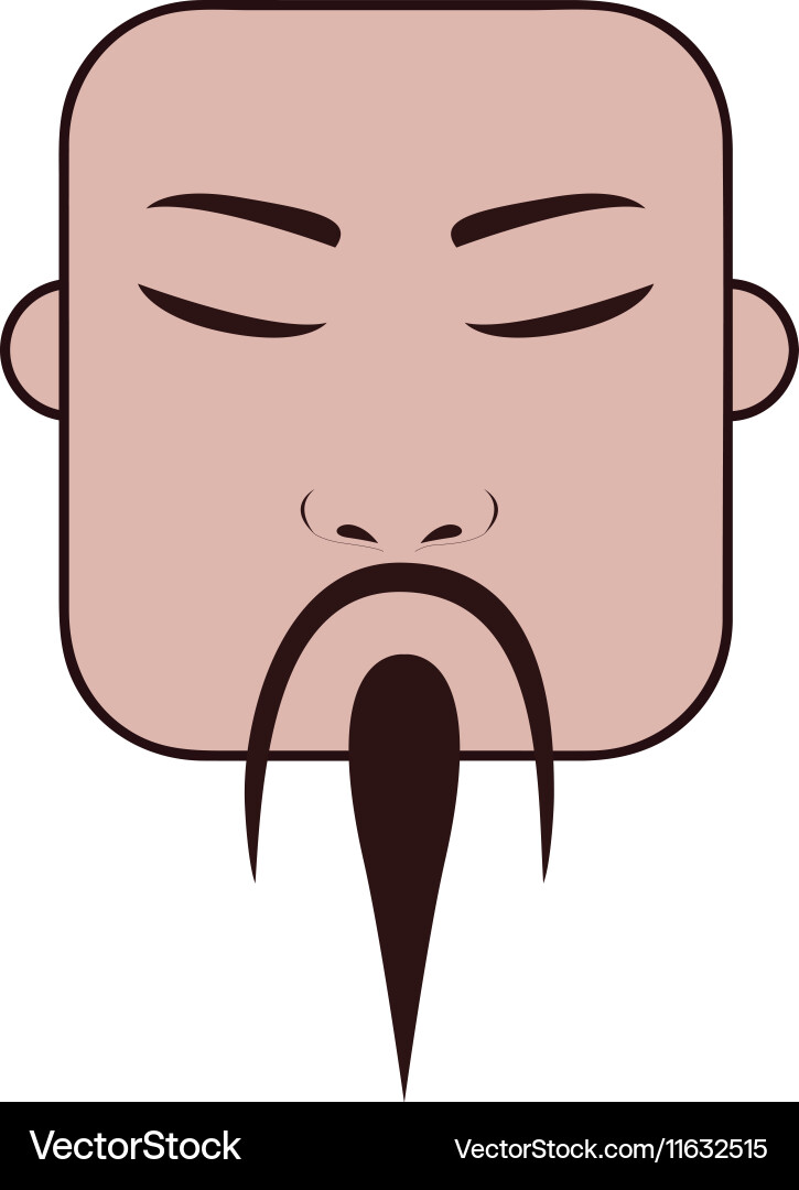 East asian man icon image Royalty Free Vector Image