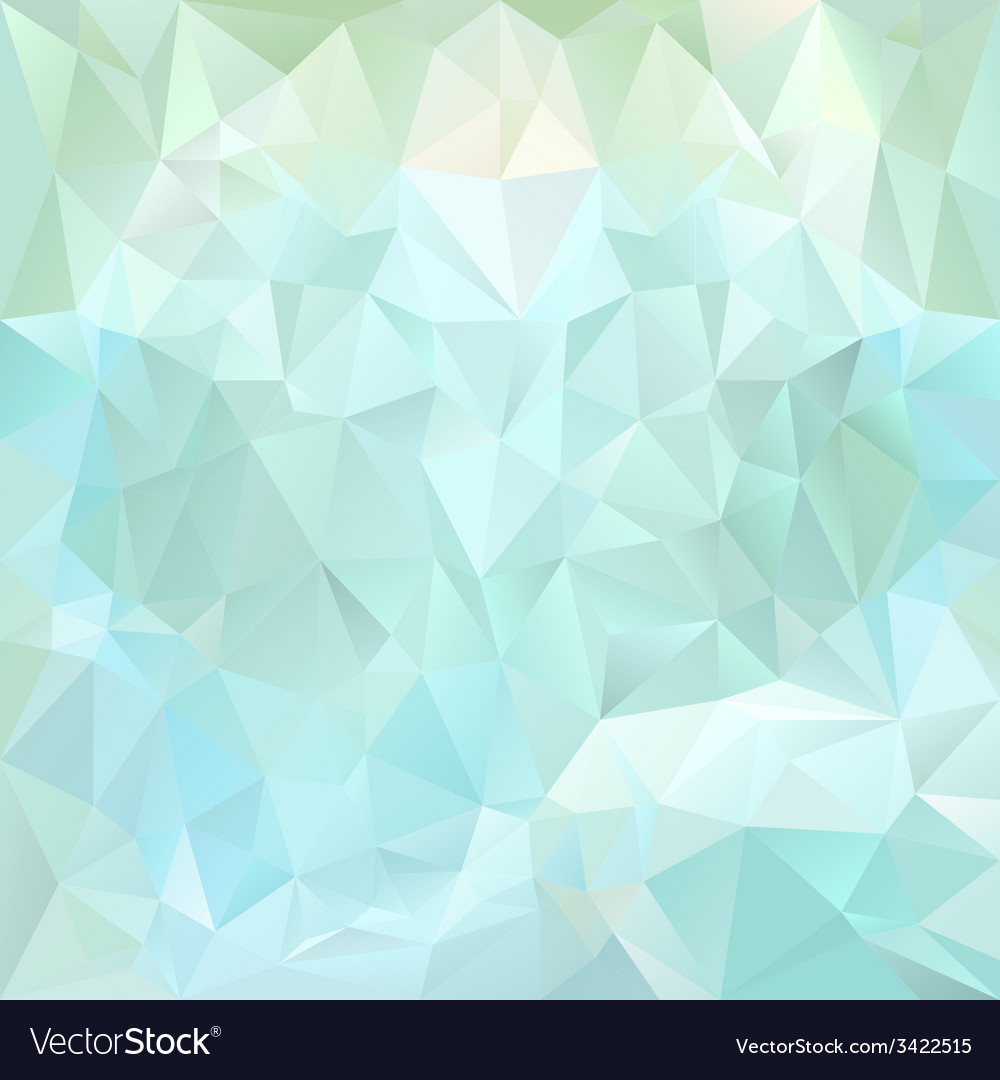 Ice blue polygonal triangular pattern background Vector Image