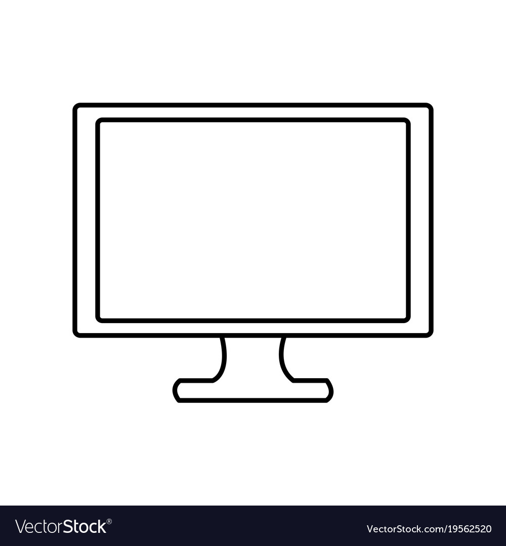 Isolated computer design Royalty Free Vector Image