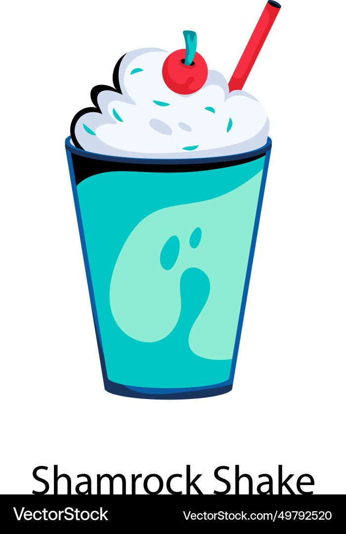 Shamrock shake Royalty Free Vector Image - VectorStock