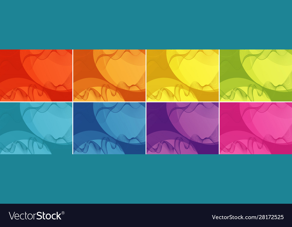 Background template with abstract patterns Vector Image