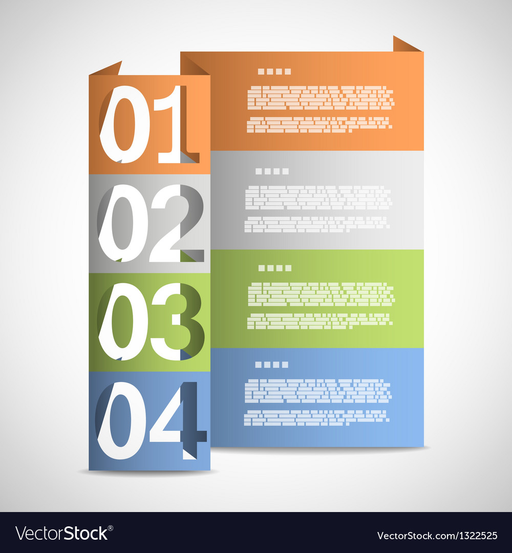 Paper options template eps10 Royalty Free Vector Image Paper options template eps10 Royalty Free Vector Image
