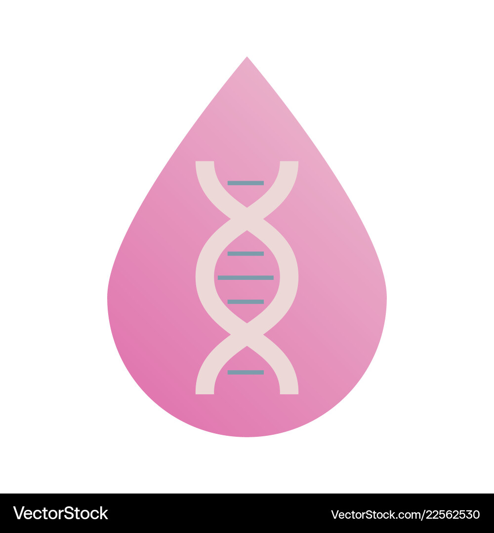 Dna genetic sign elements and icons collection Vector Image