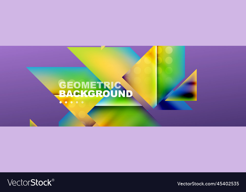 Abstract background with geometric elements Vector Image