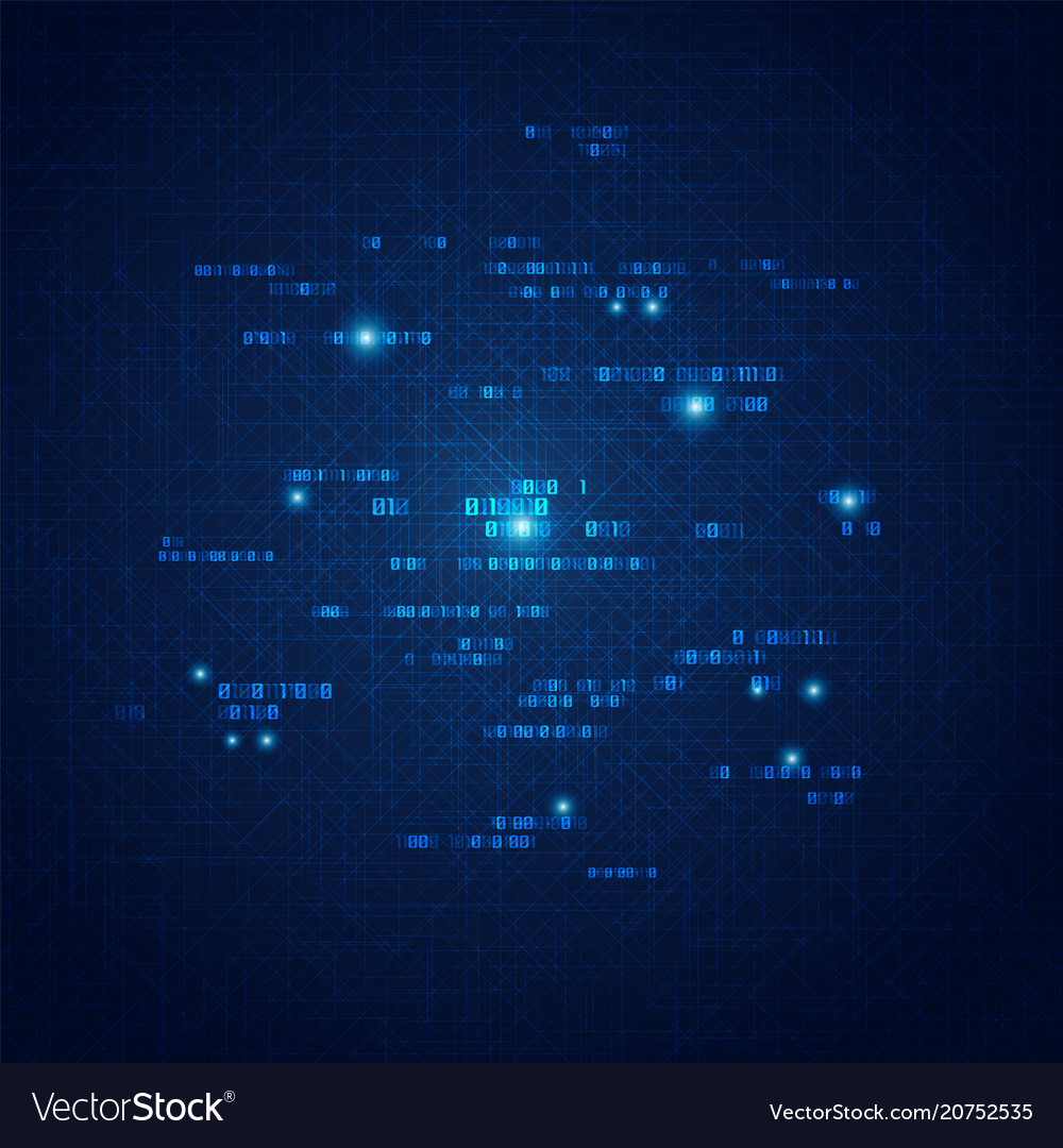 Light binary Royalty Free Vector Image - VectorStock