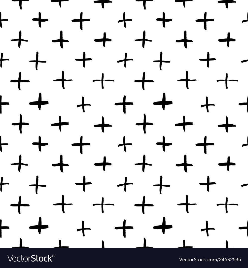 Seamless cross pattern elements Royalty Free Vector Image