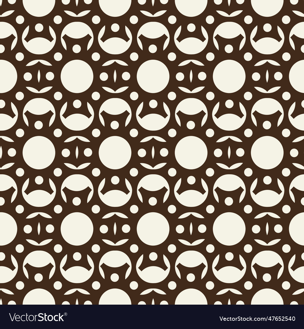 Abstract Seamless Monochrome Pattern Royalty Free Vector