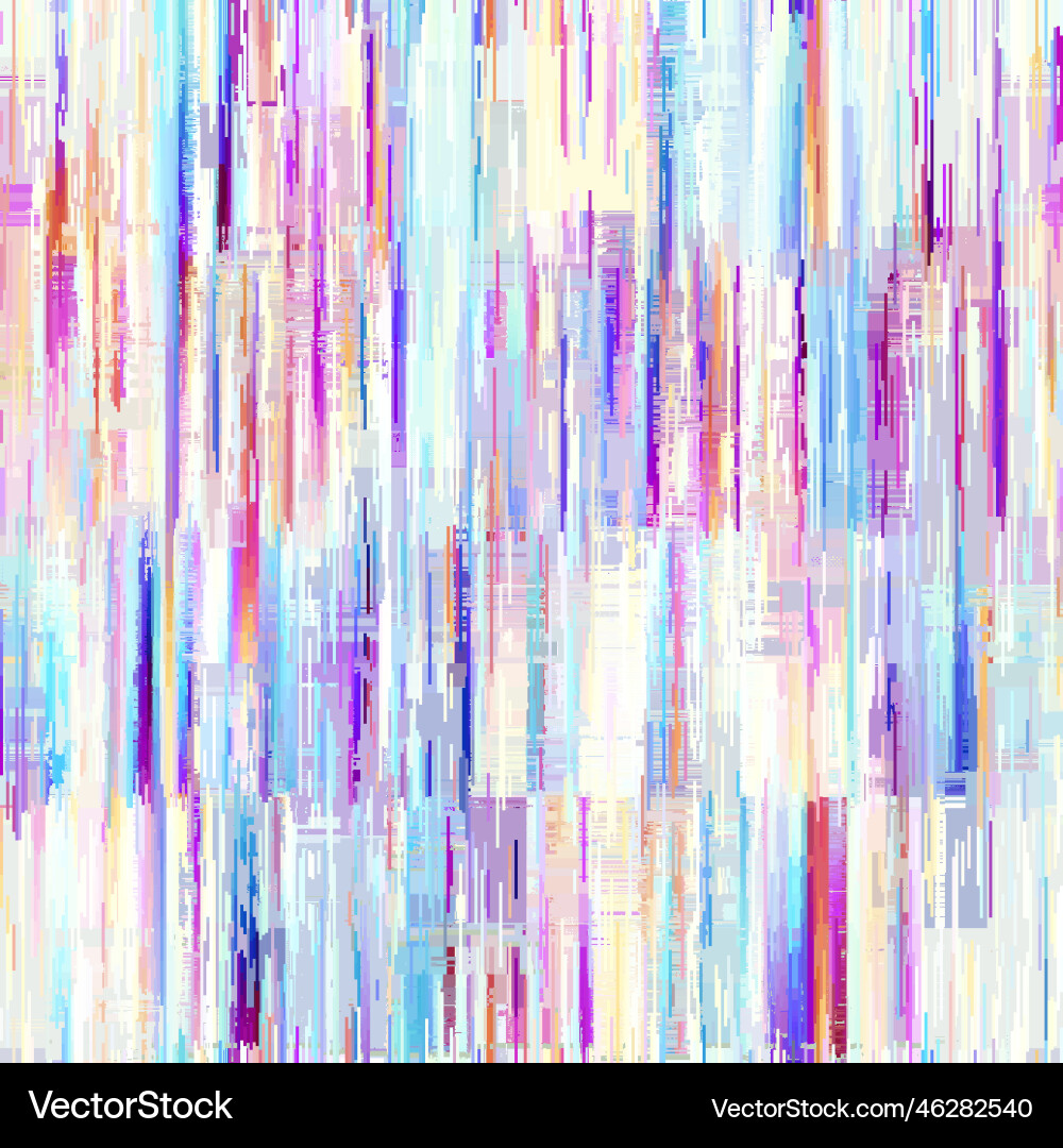 Image with imitation of grunge datamoshing Vector Image
