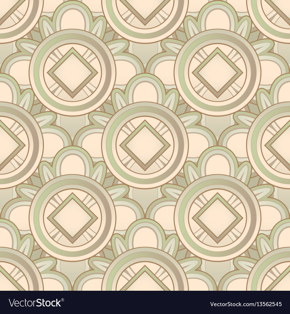Abstract seamless medieval pattern Royalty Free Vector Image