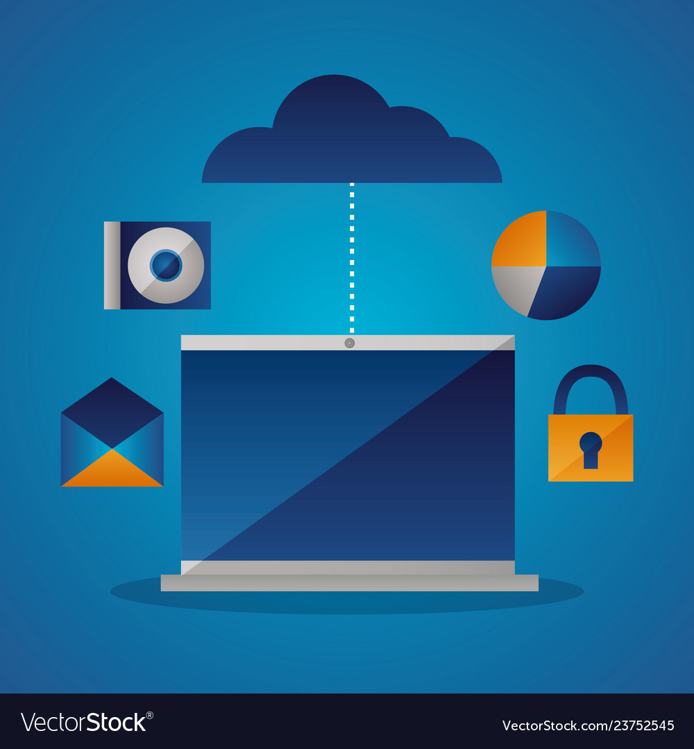 Cloud Computing Concept Royalty Free Vector Image
