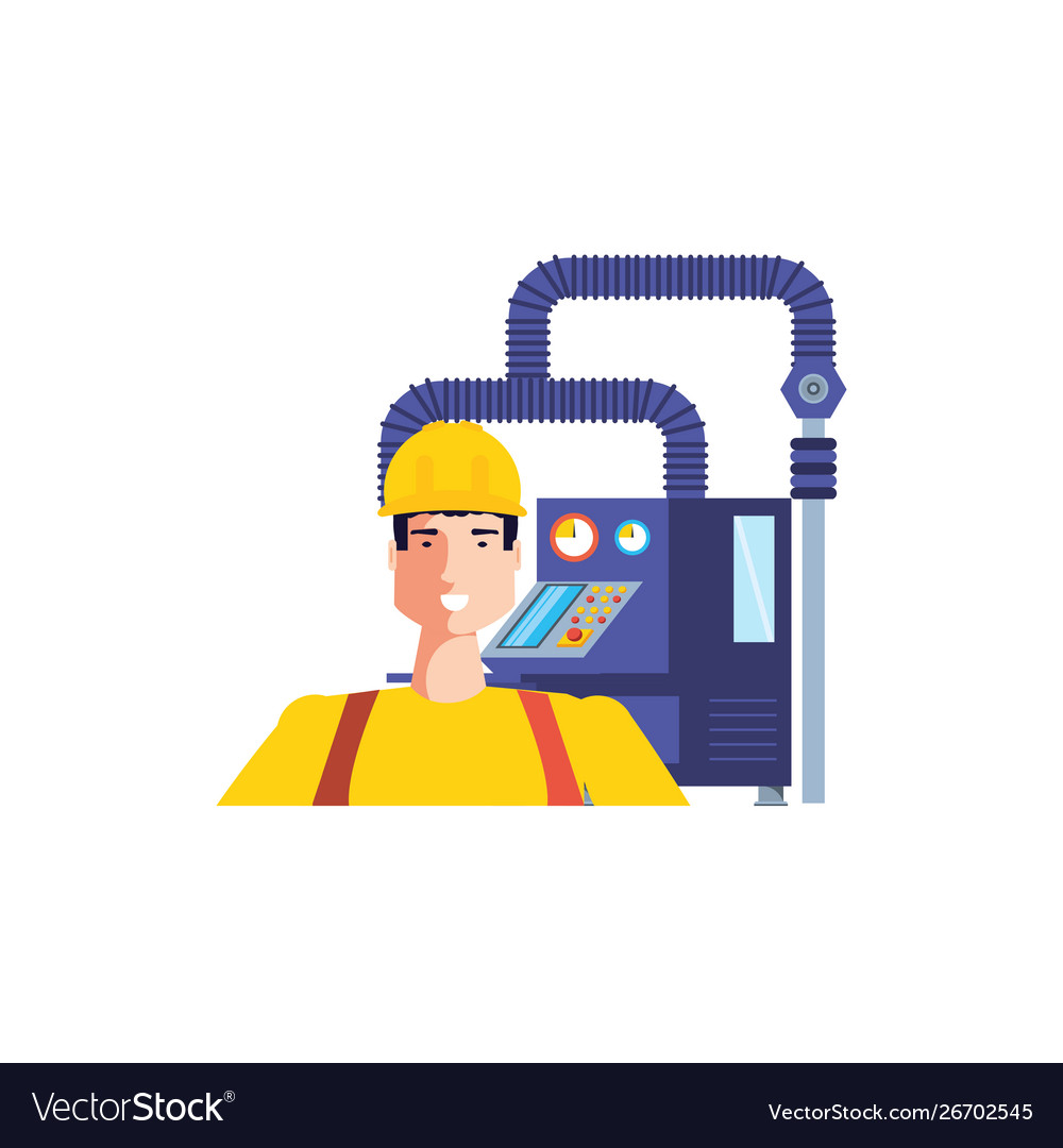 Isolated avatar professional worker design Vector Image