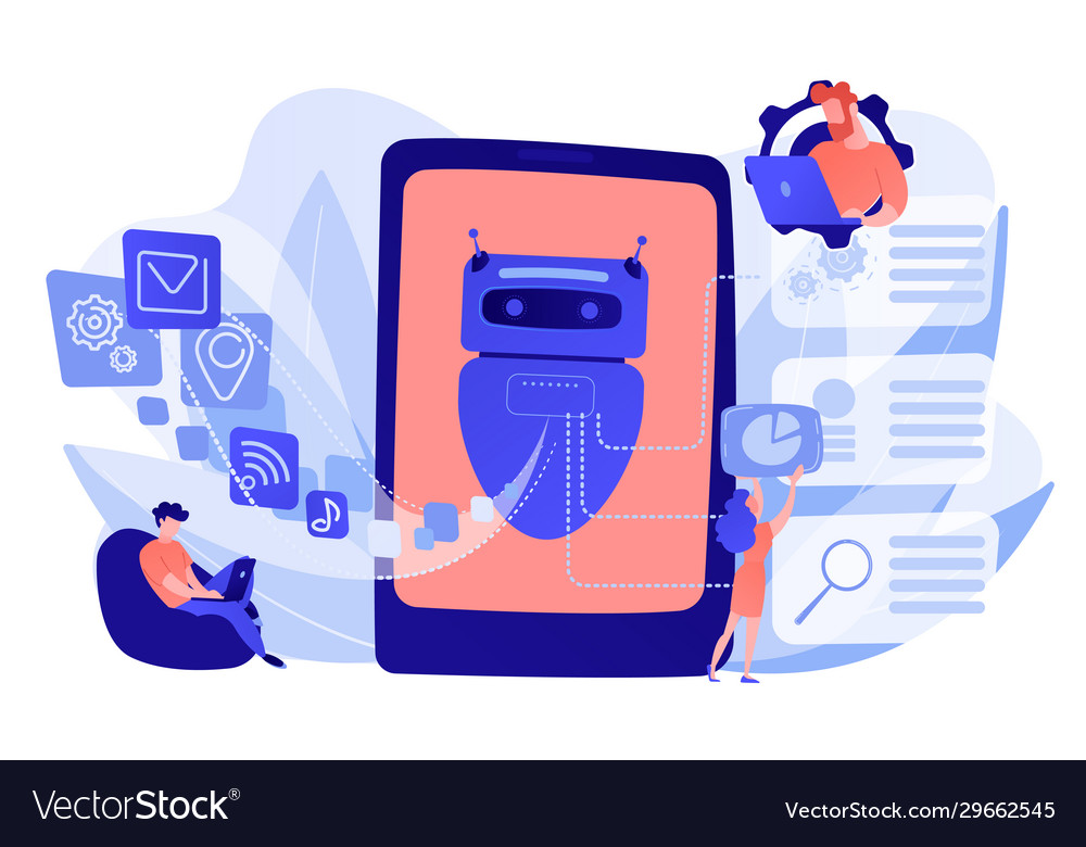 Natural language processing concept Royalty Free Vector Natural language processing concept Royalty Free Vector