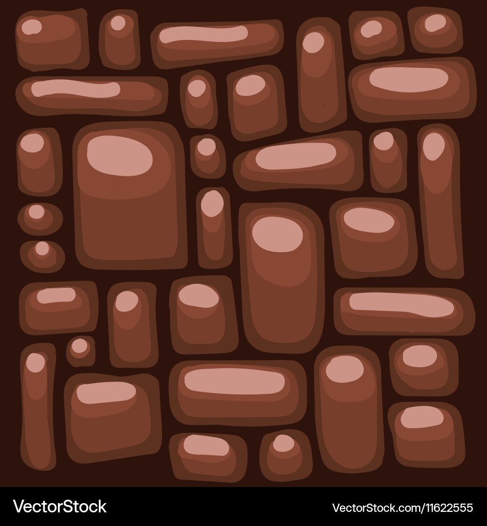Background for game interfaces of stones Vector Image
