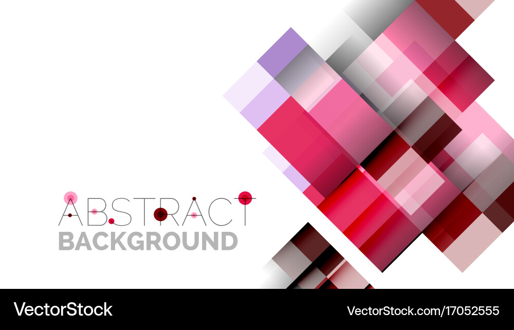 Business Presentation Geometric Template Vector Image