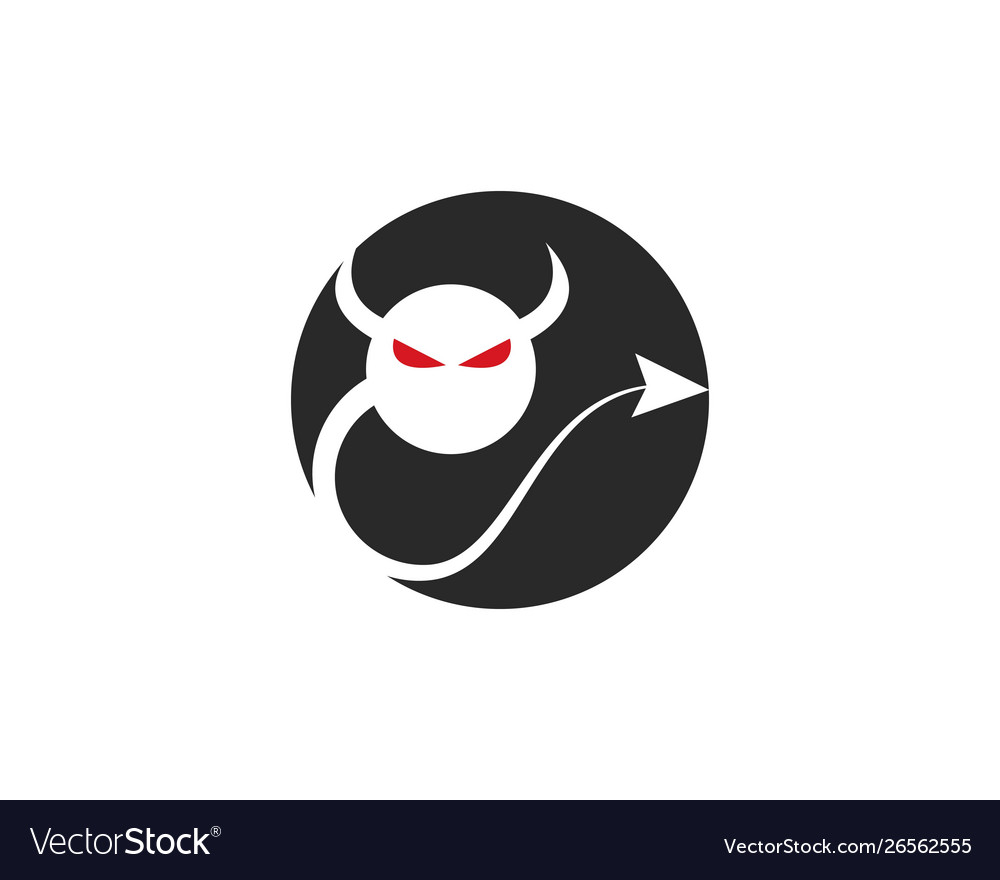 Devil logo Royalty Free Vector Image - VectorStock